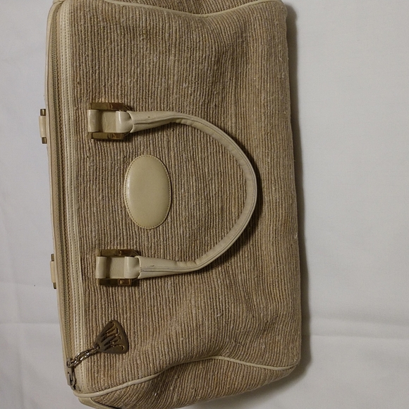 Morris Moskowitz | Bags | Vintage 6s Morris Moskowitz Tan Woven Handbag ...
